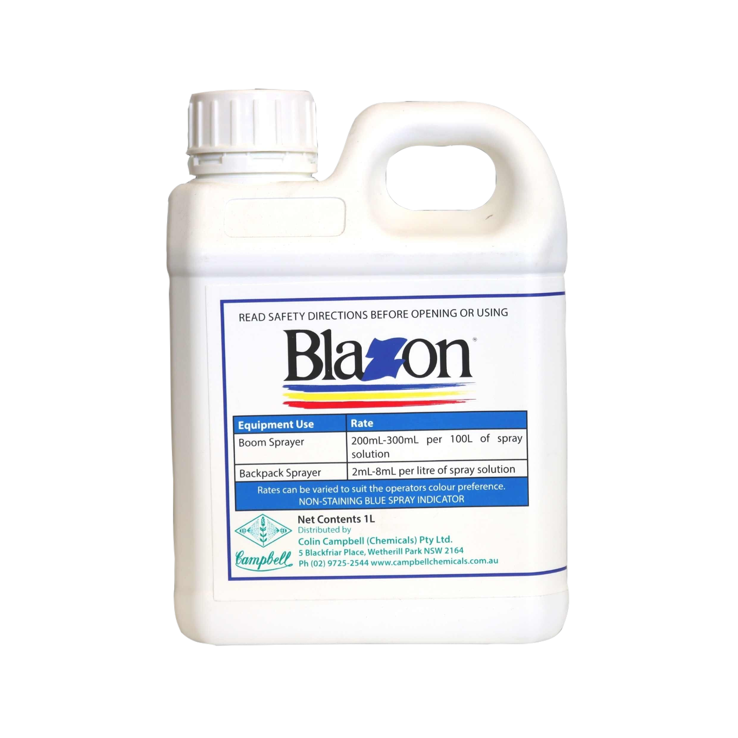 Blazon Blue Spray Indicator 1L – The Lawn Lab